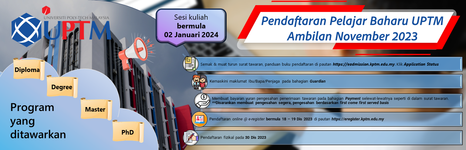 Universiti Poly-Tech Malaysia-UPTM - Home
