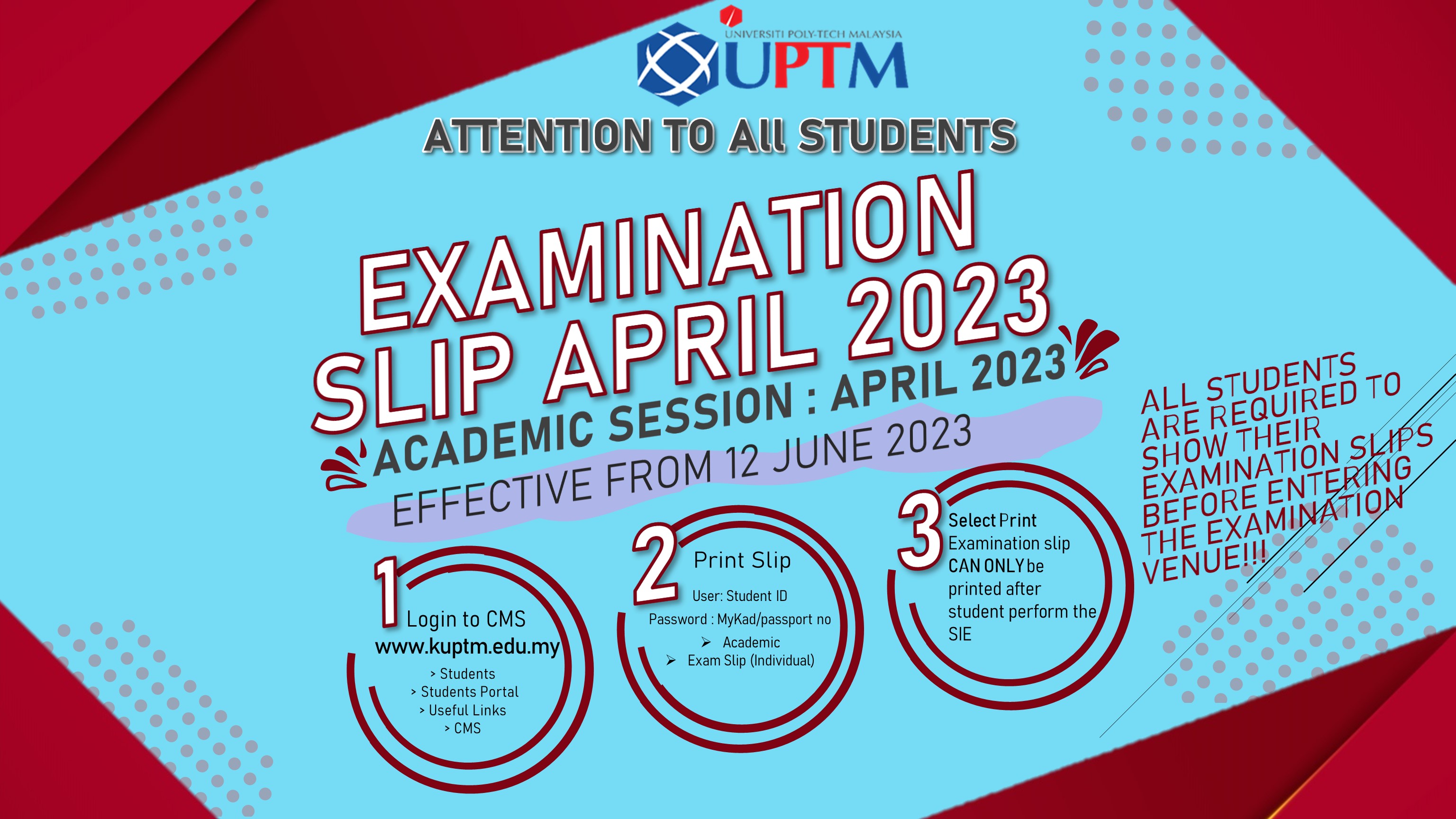 Universiti Poly-Tech Malaysia-UPTM - Student Portal